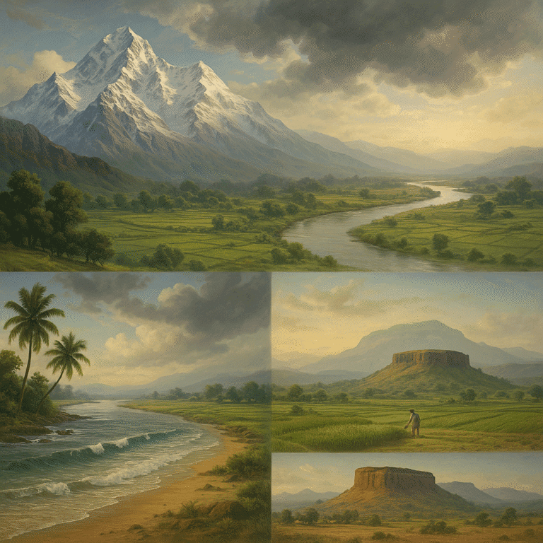 India’s Physical Geography Landforms Climate Rivers Regions