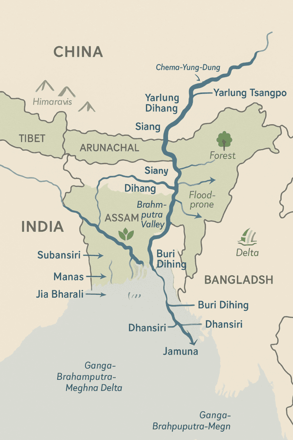 Brahmaputra River System: Origin, Tributaries & Key Facts