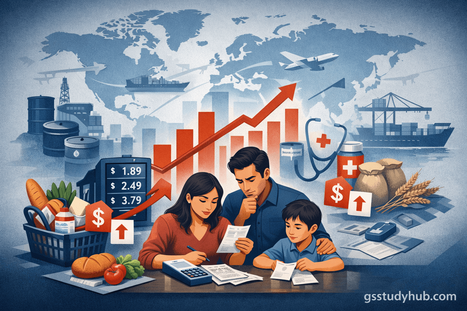 Global Inflation and Its Impact on Developing Countries (2026) | GSStudyHub
